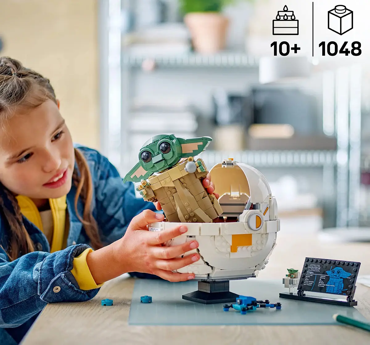 Buy LEGO Star Wars: The Mandalorian Grogu With Hover Pram, Buildable ...