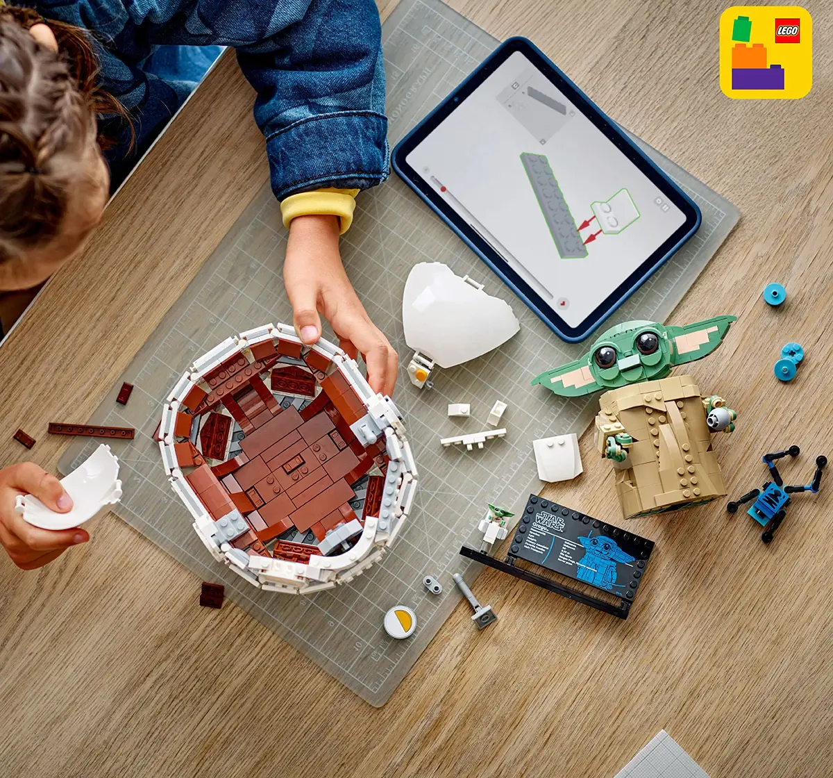 Buy LEGO Star Wars: The Mandalorian Grogu With Hover Pram, Buildable ...