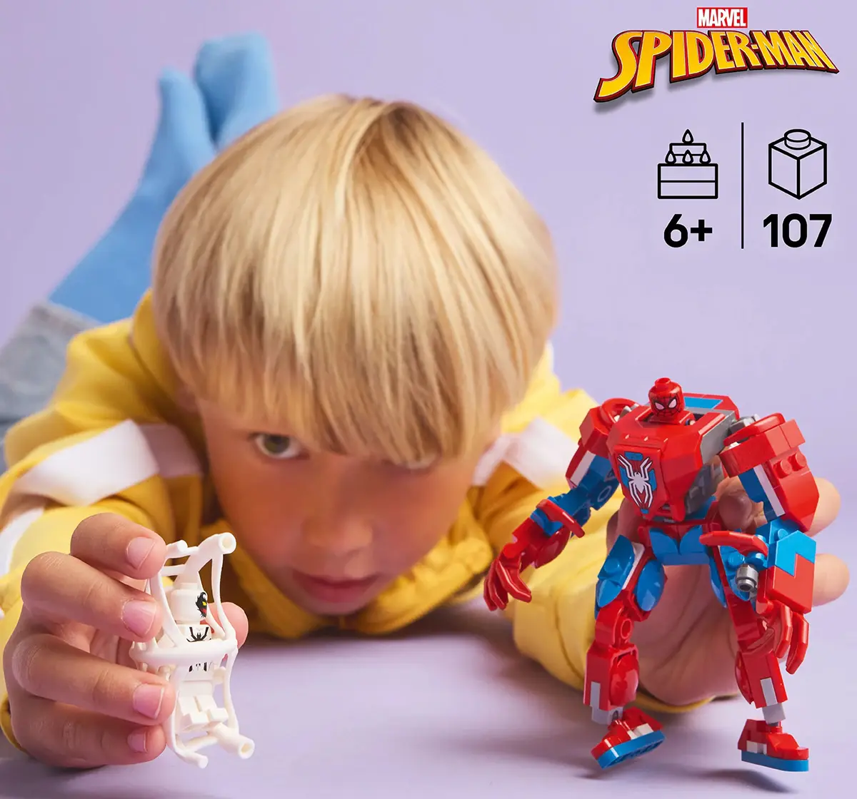 Buy LEGO Marvel Spider-Man Mech vs. Anti-Venom Buildable Toy Figure Set ...