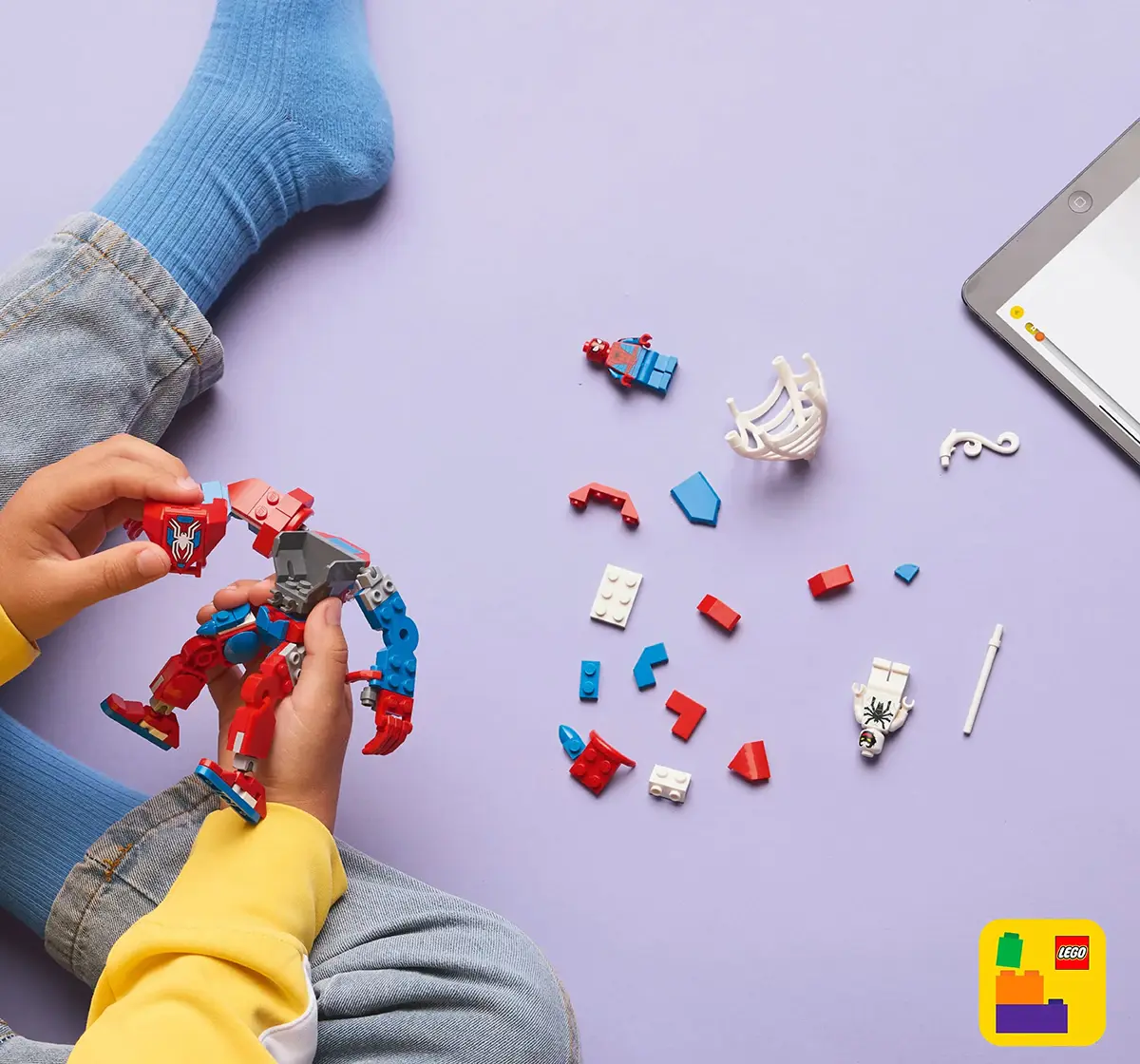 Buy LEGO Marvel Spider-Man Mech vs. Anti-Venom Buildable Toy Figure Set ...