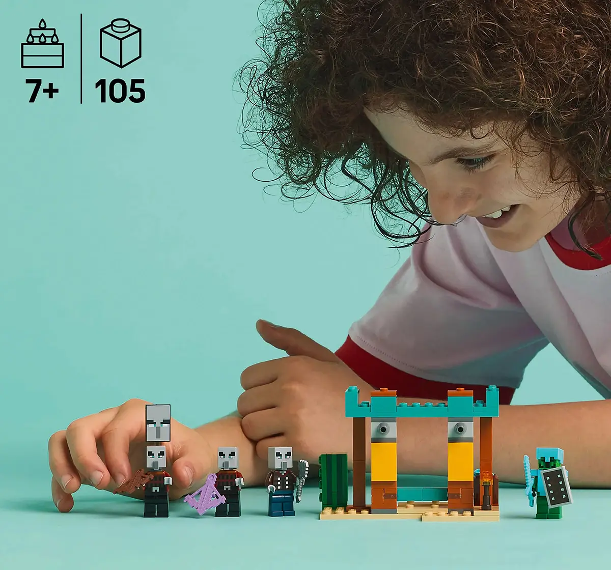 Buy LEGO Minecraft The Illager Desert Patrol Gaming Kit for Kids 21267 ...