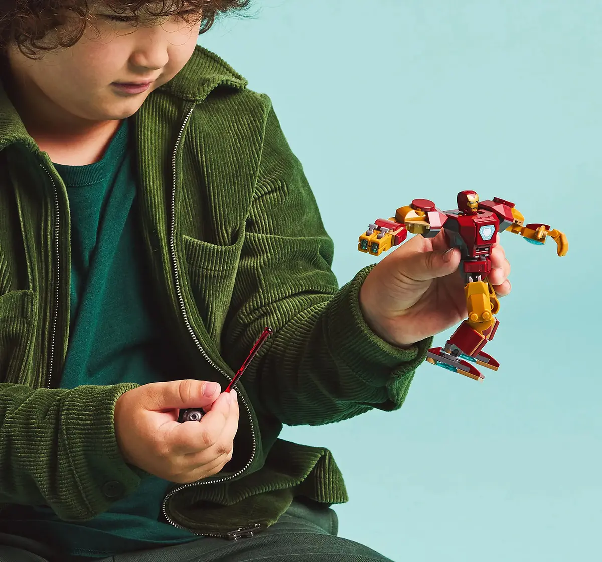 Buy LEGO Marvel Iron Man Mech vs. Ultron Buildable Super Hero Figure ...