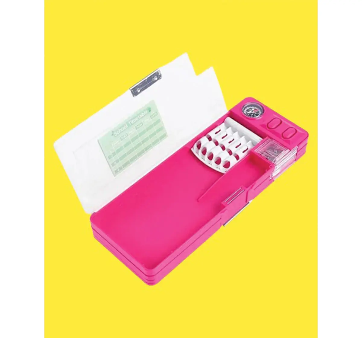 Buy Striders Barbie Magnetic Pencil Box with Compass, 4Y+ Online ...