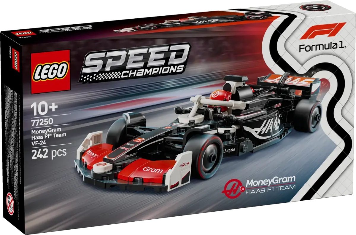 Buy LEGO Speed Champions MoneyGram Haas F1 Team VF-24 Race Car Toy ...