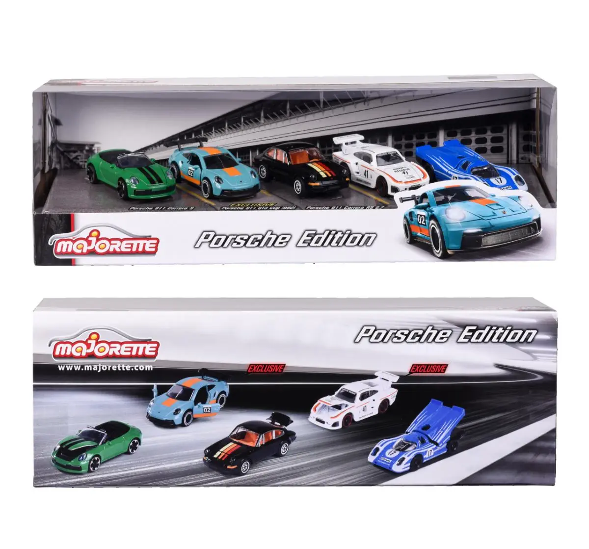 Buy Majorette Porsche 5 Piece Gift Pack, Licensed Diecast Car Set, 3 ...