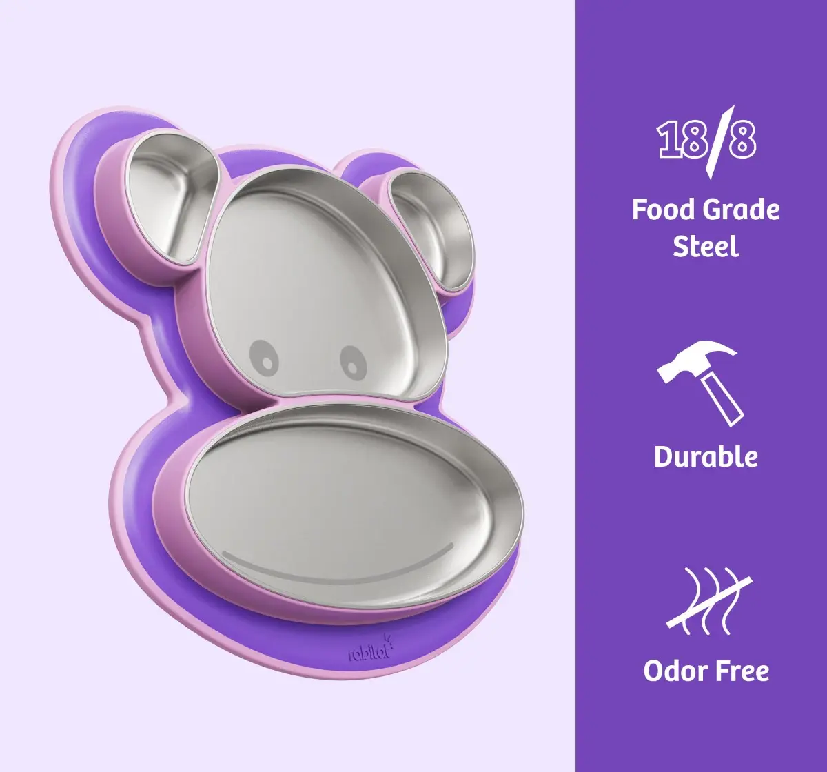 Buy Rabitat Stainless Steel Pogo Playte, Pink, 6M+ Online | Hamleys India