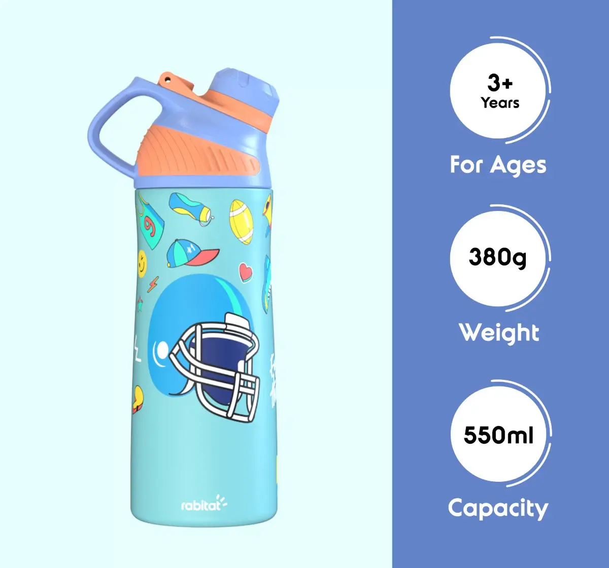 Buy Rabitat Zylo Vacuum Insulated Stainless Steel Bottle 550 ml-Mad Eye ...
