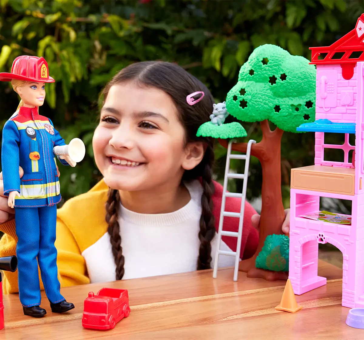 Buy Barbie Careers Firefighter Playset 2025, 3Y+, Multicolour Online ...