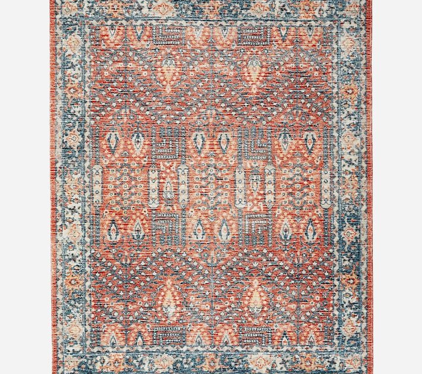 Distressed Nadine Hand Crafted Premium Wool Rug