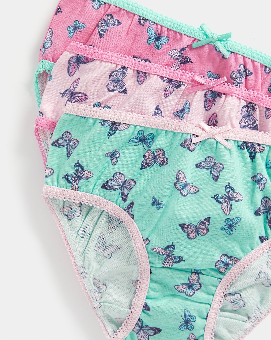 Buy Girls Brief Butterfly Briefs 5 Pack -Multi Online at Best Price ...