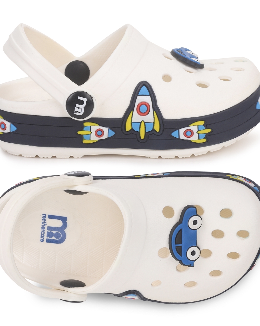 Buy Unisex Clogs-White Online at Best Price | Mothercare