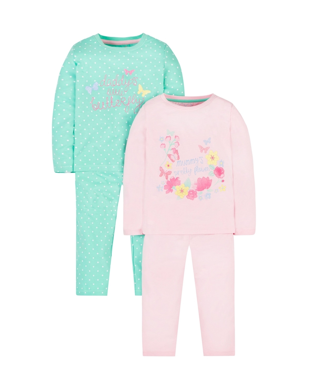 Buy Mummy And Daddy Pyjamas - 2 Pack Online at Mothercare | 810907