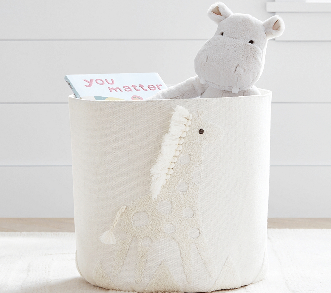 Embroidered Giraffe Storage