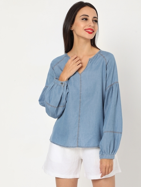 Women's Sara In Straight Fit Shirt