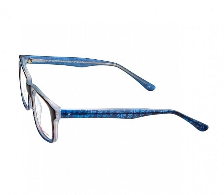 Vision Express Black Rectangle Eyeglasses 29487
