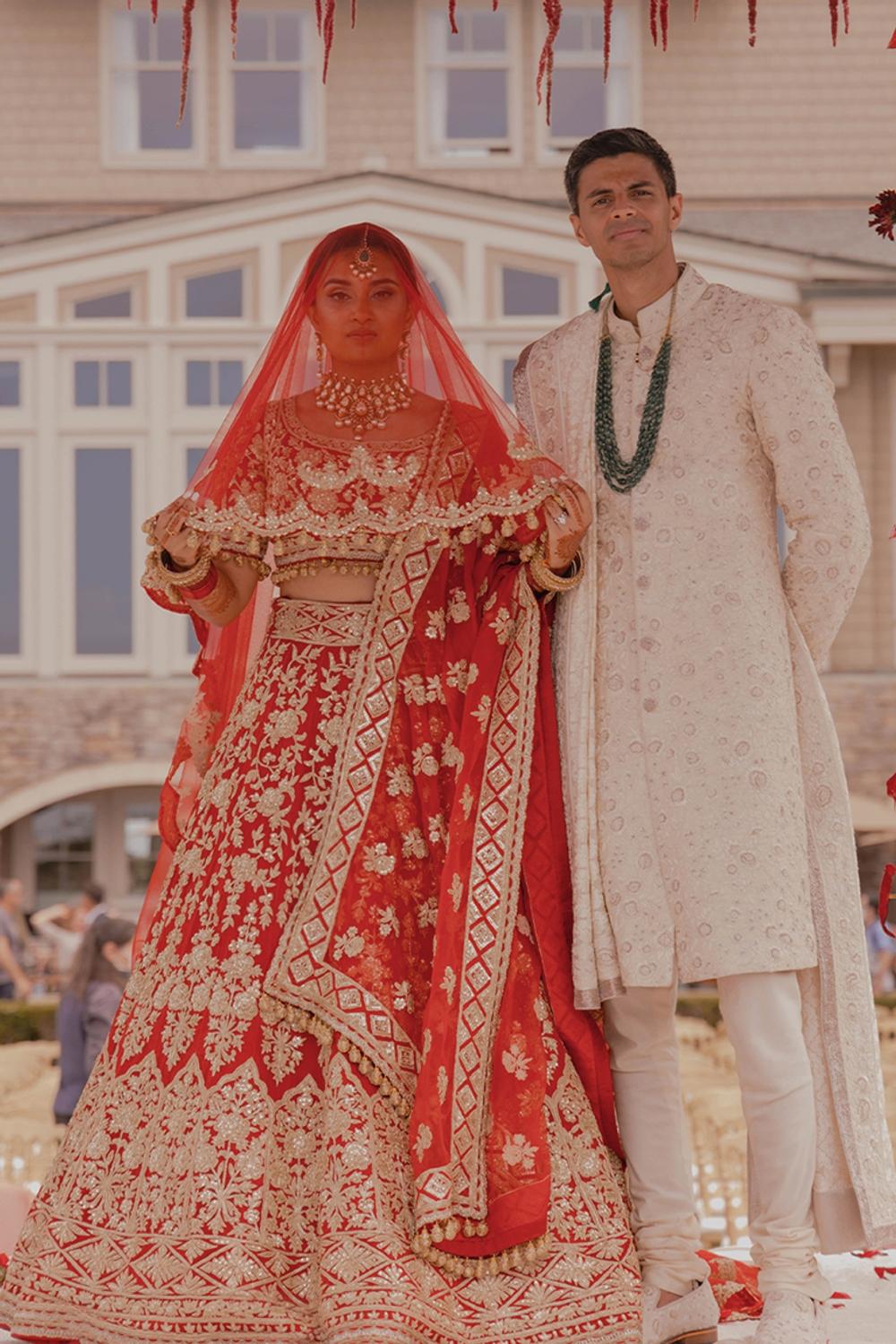 Red indian wedding dress 60 photos - Vianawedding.com