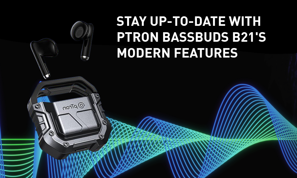 Buy pTron Bassbuds B21 TWS Earbuds with 24Hrs Playtime, Stereo Sound ...