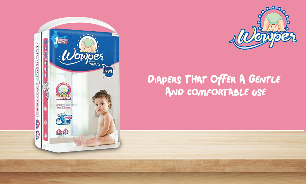 Buy Wowper Fresh Pant Style Diaper New (L) (Pack of 3 - 48 Diapers each ...