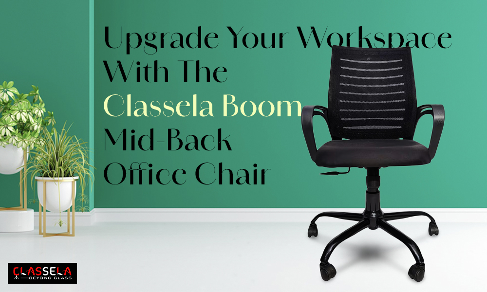Buy Classela Ergonomic Office Chair, Boom Mid back Chair for Office and ...