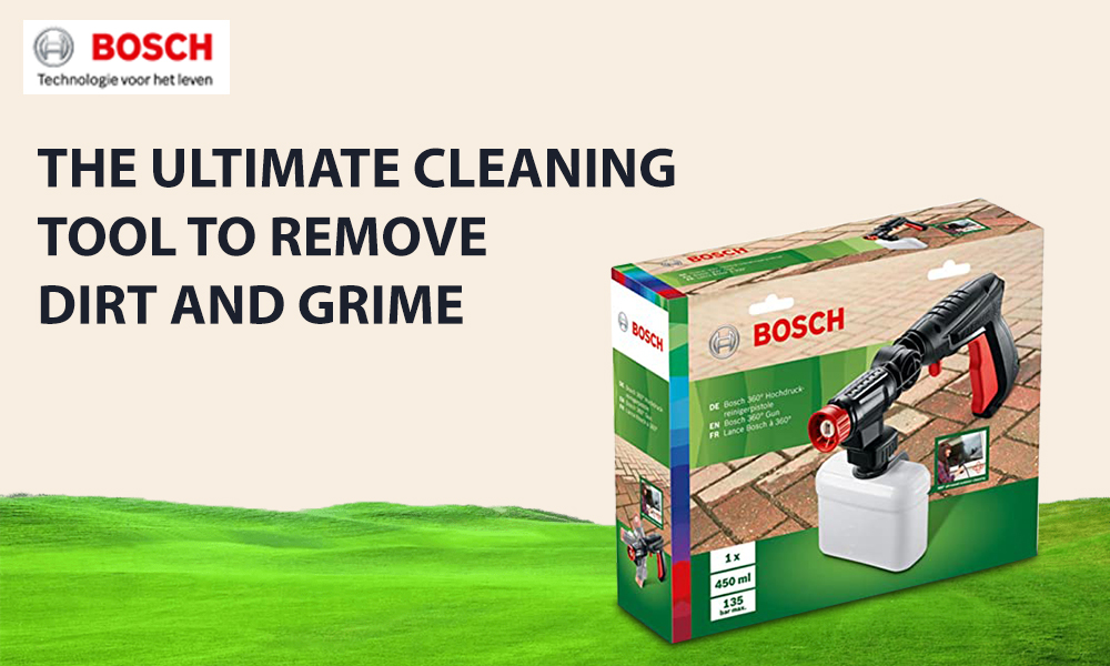 Buy Bosch 360 Degree High Pressure Washer Gun (135 Bar) With 450ml ...