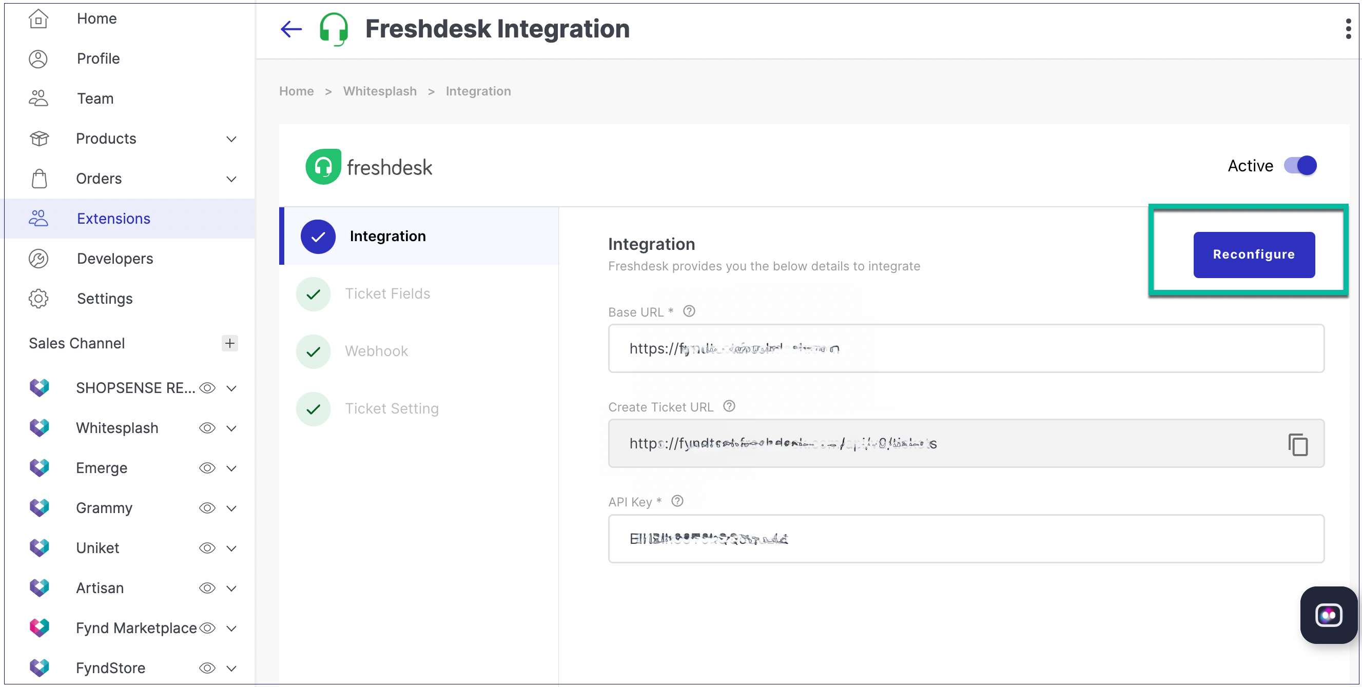 Using Freshdesk Integration Extension | Fynd Platform Help Center