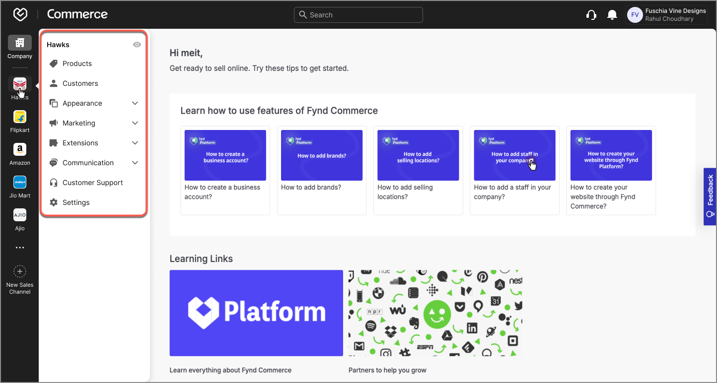 Introducing the New Navigation on Fynd Commerce | Fynd Commerce