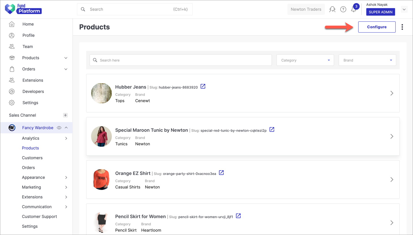 Products | Fynd Platform Help Center
