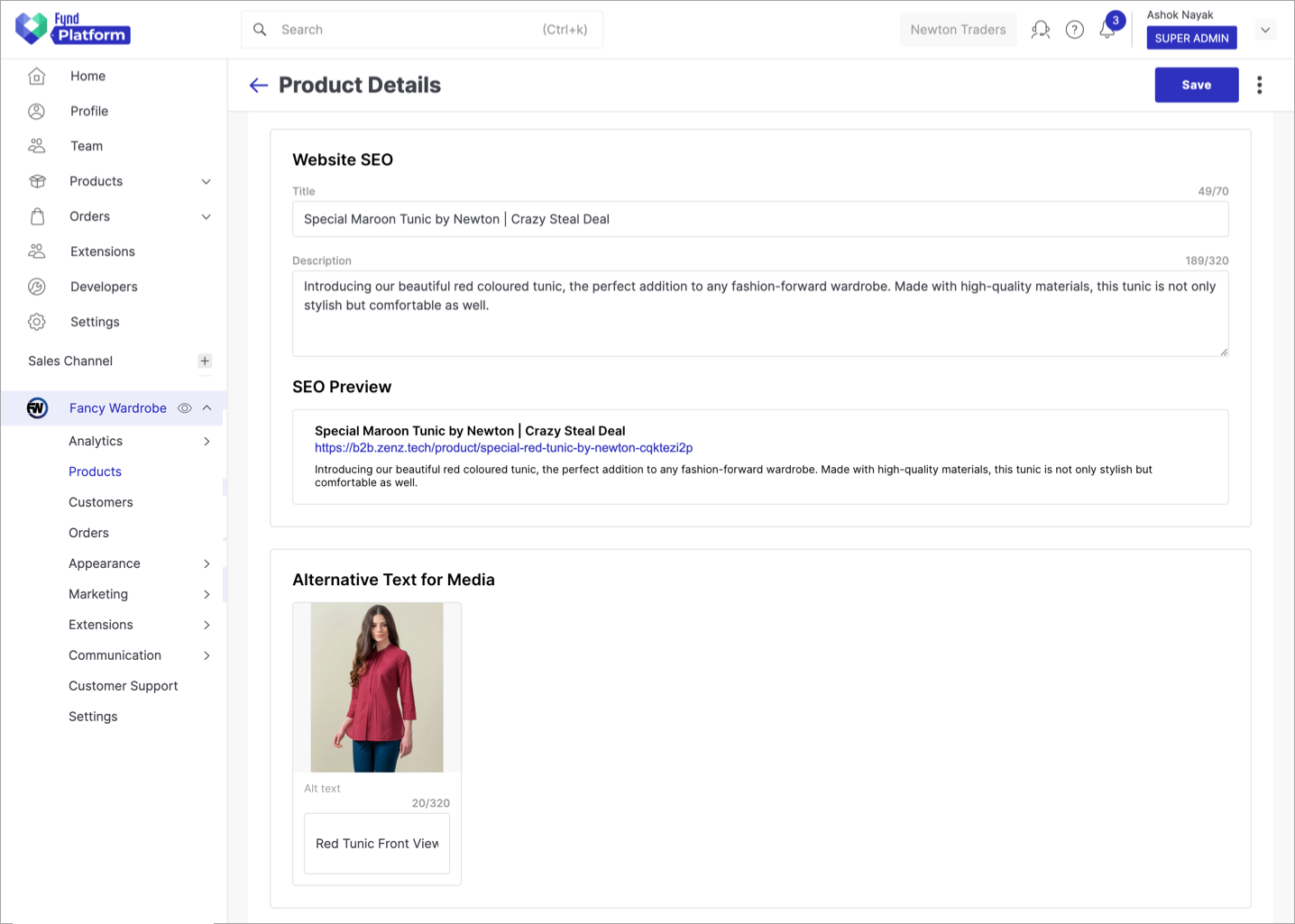 Products | Fynd Platform Help Center
