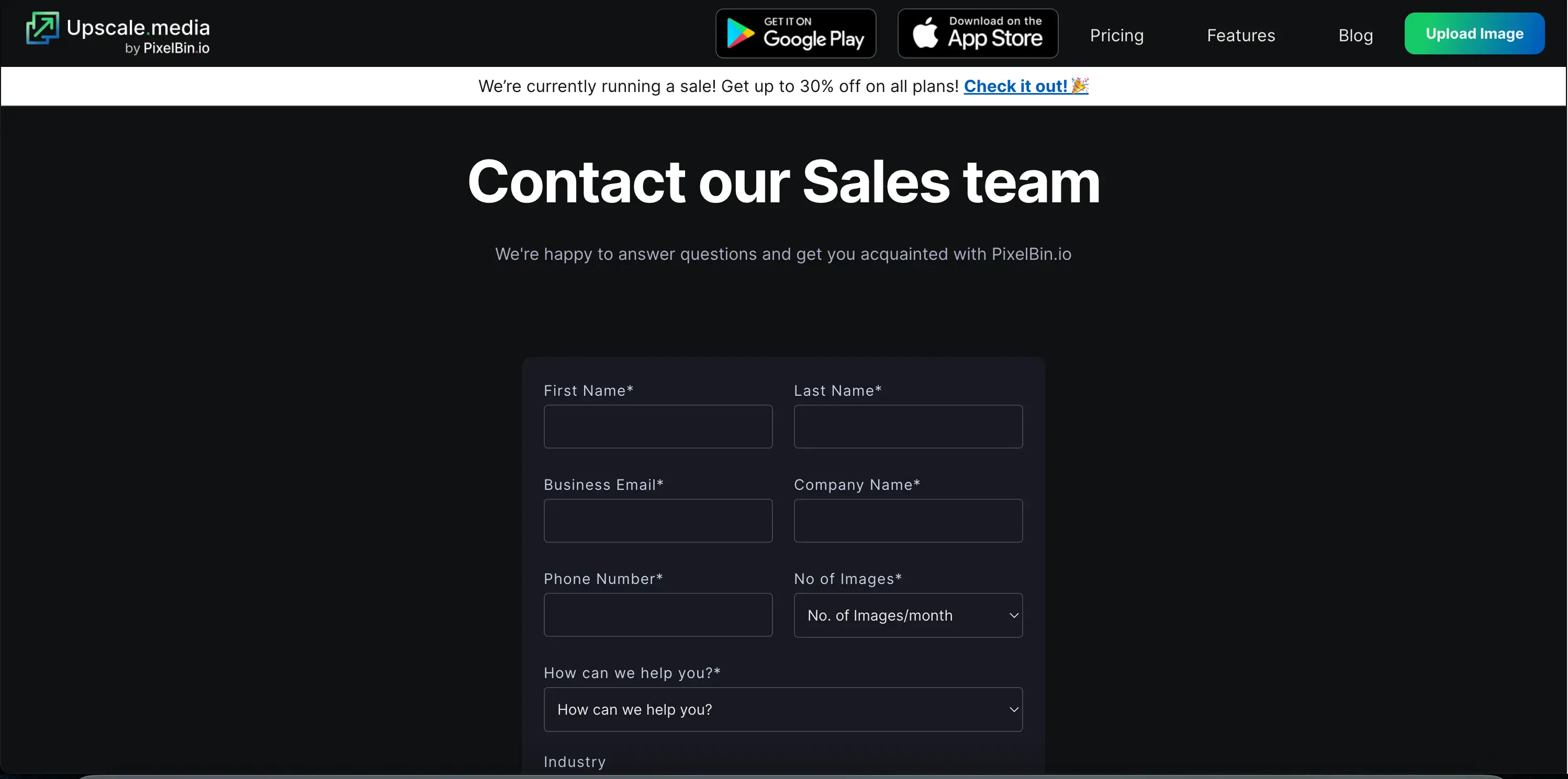 Contact Sales Detail