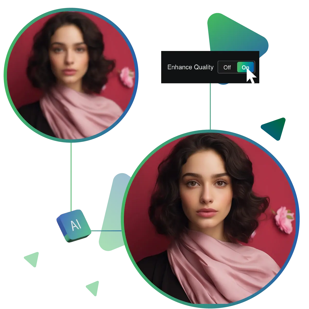 Convert Low-Quality Image To High-Quality AI-Free