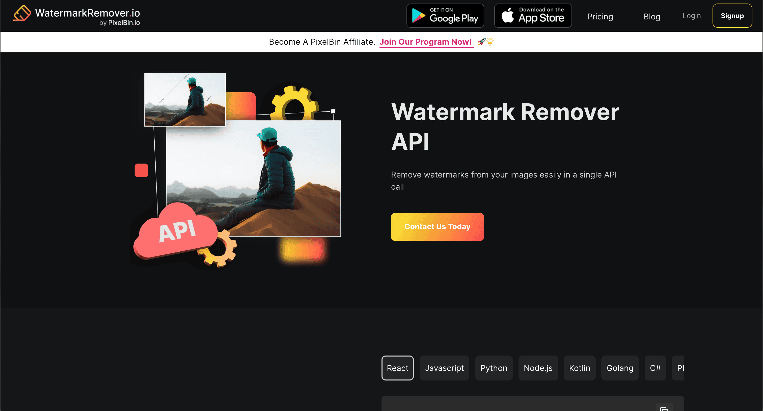 Watermark Remover API