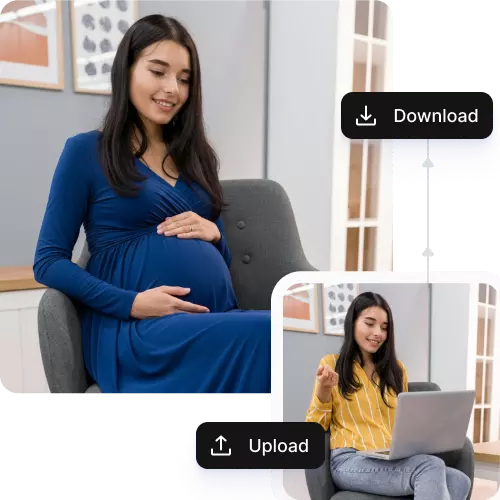 Free pregnant AI filter: See your future pregnant look - Pixelbin