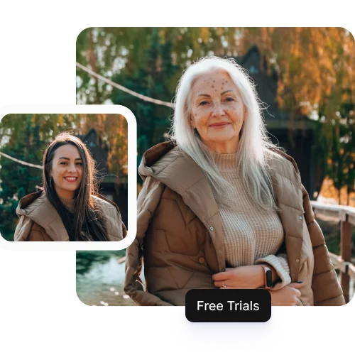 Free AI age progression tool: Predict how you'd look at any age
