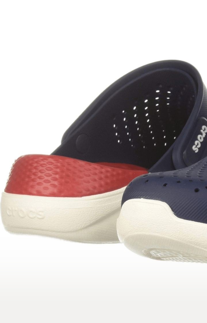 Men's Blue Solid Clogs