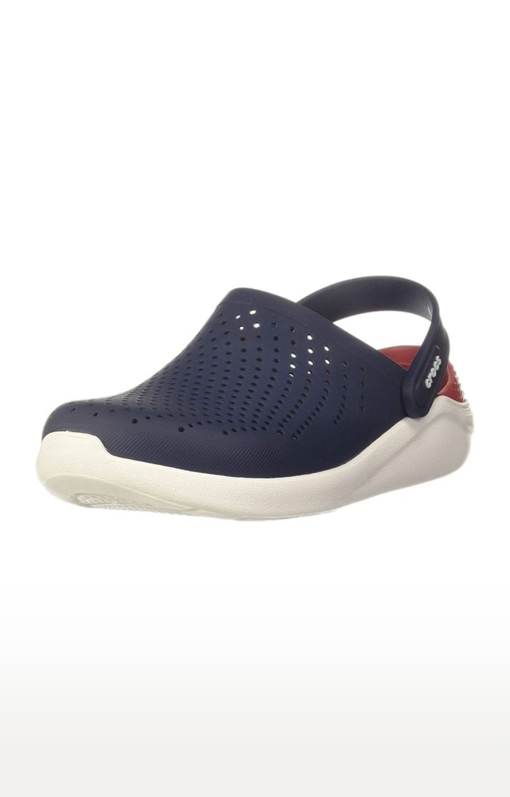 Men's Blue Solid Clogs