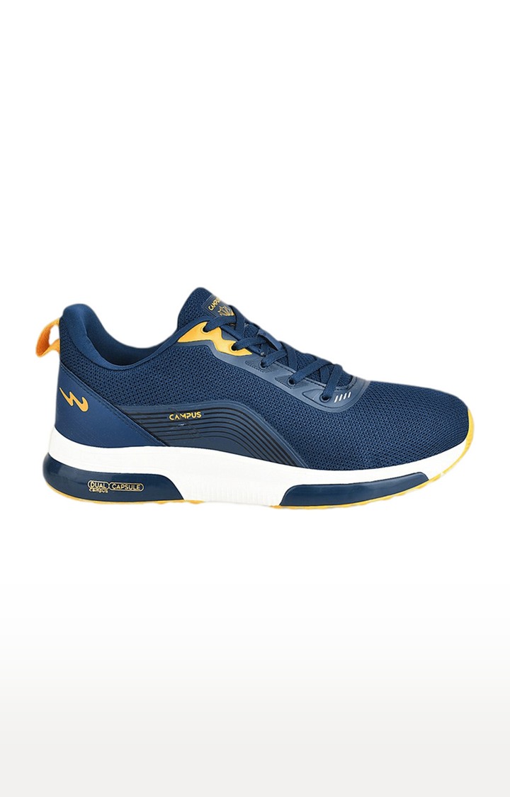 Men's Solid Blue Outdoor Sport Shoes