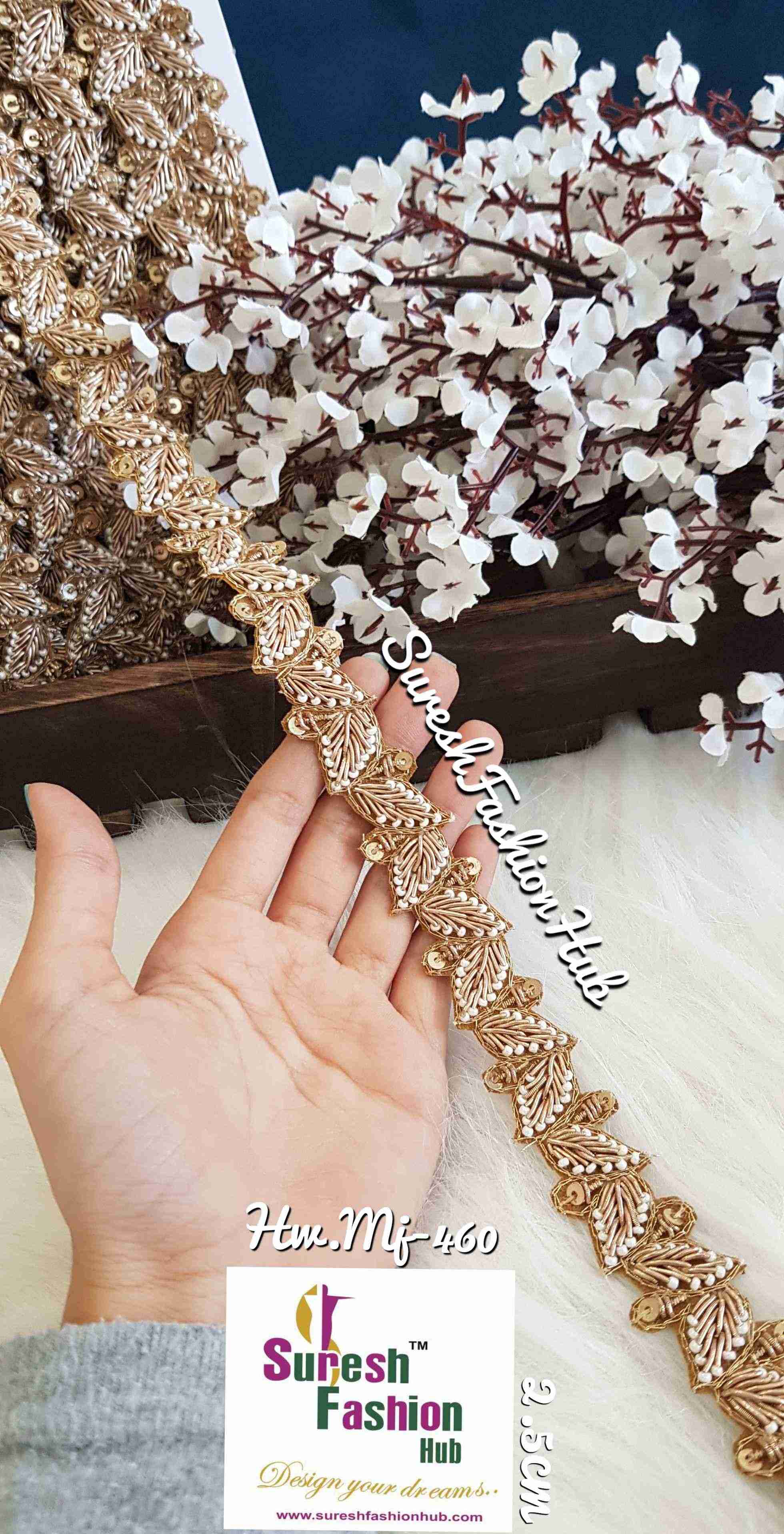 Antique Gold Leafy Luxe Trim.