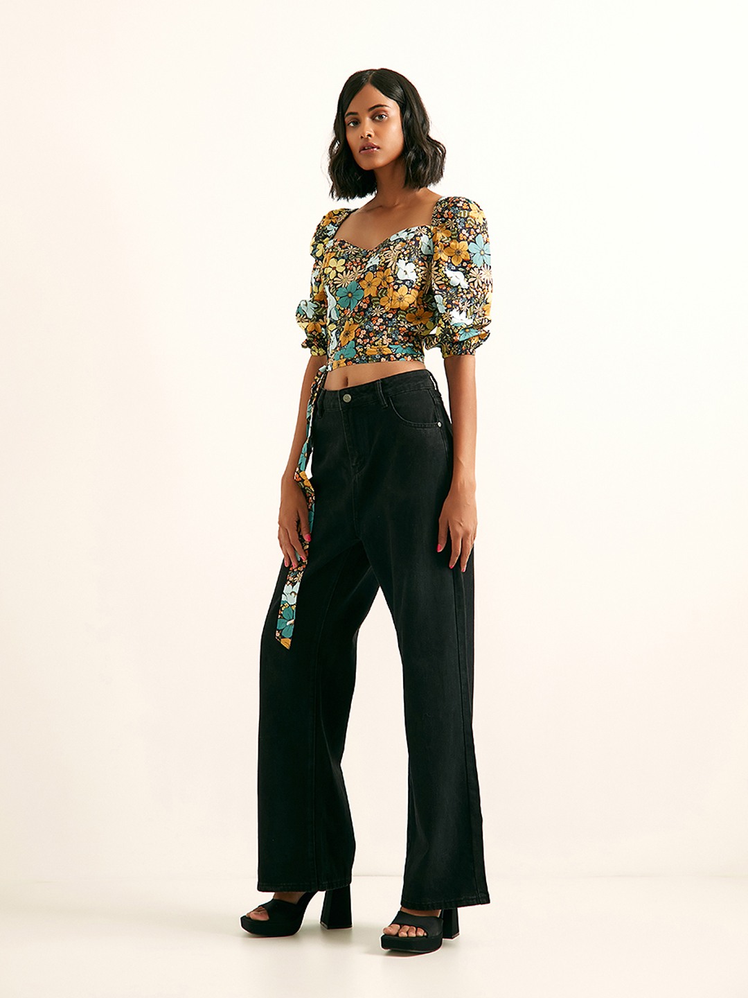 Autumn Garden Crop Top