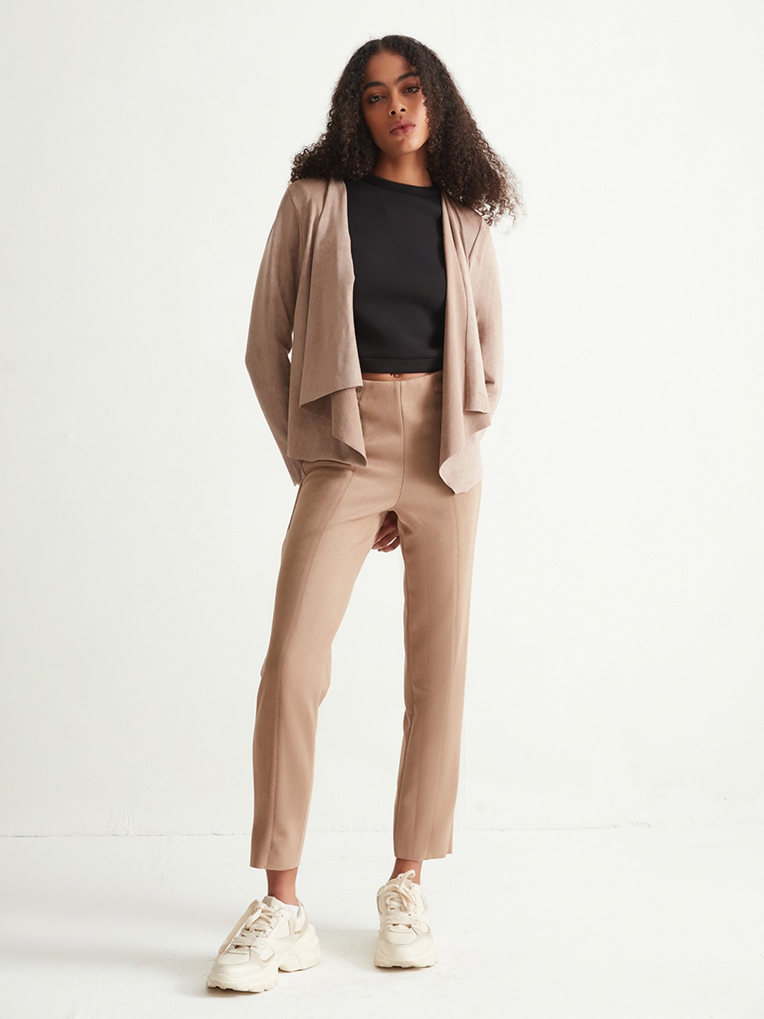 Beige Winterfall Shrug