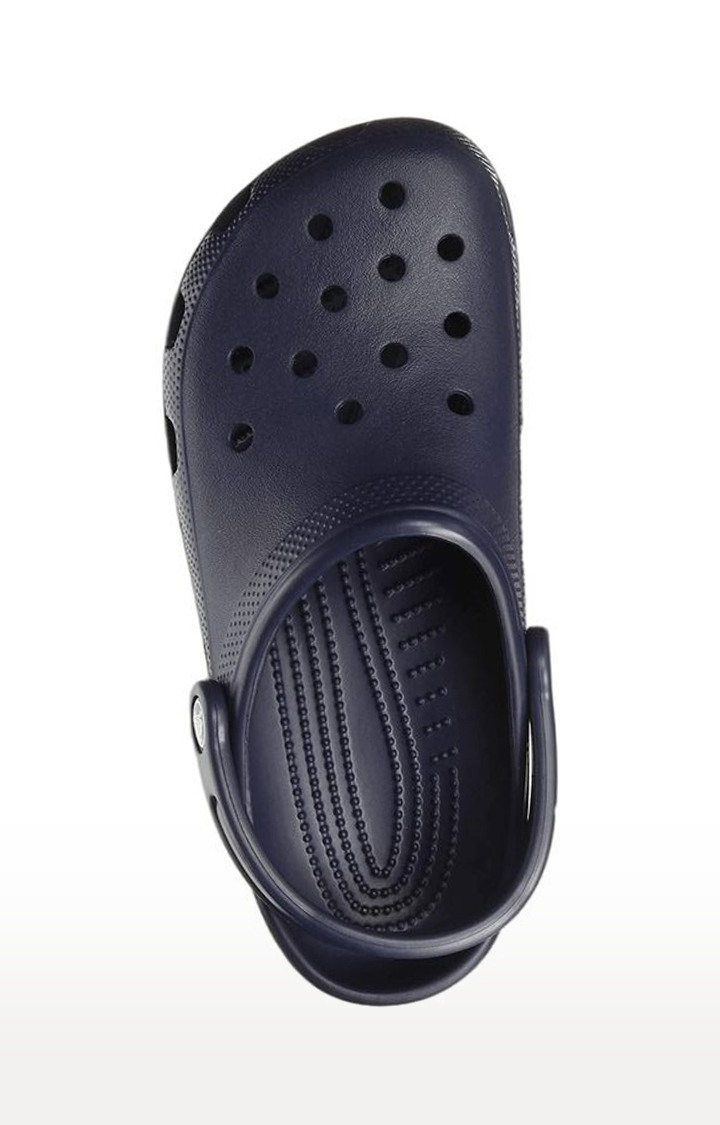 Unisex Blue Solid Clogs