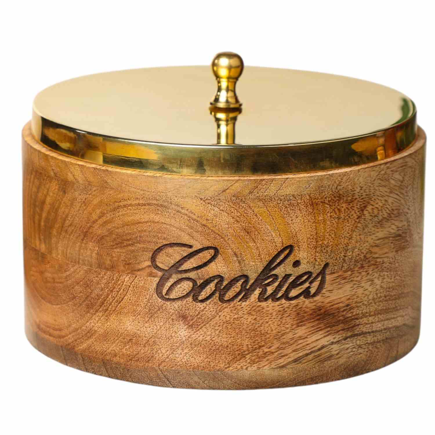 Dudki Mango Wood Airtight with Lids Food Storage Container for Home ...