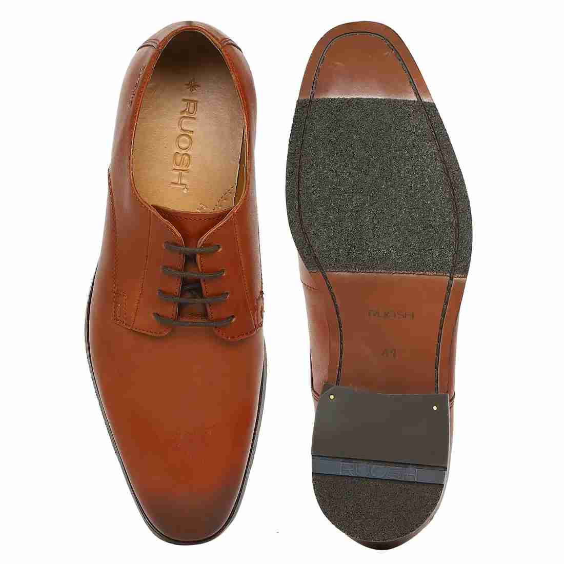 Tan Derby Shoes
