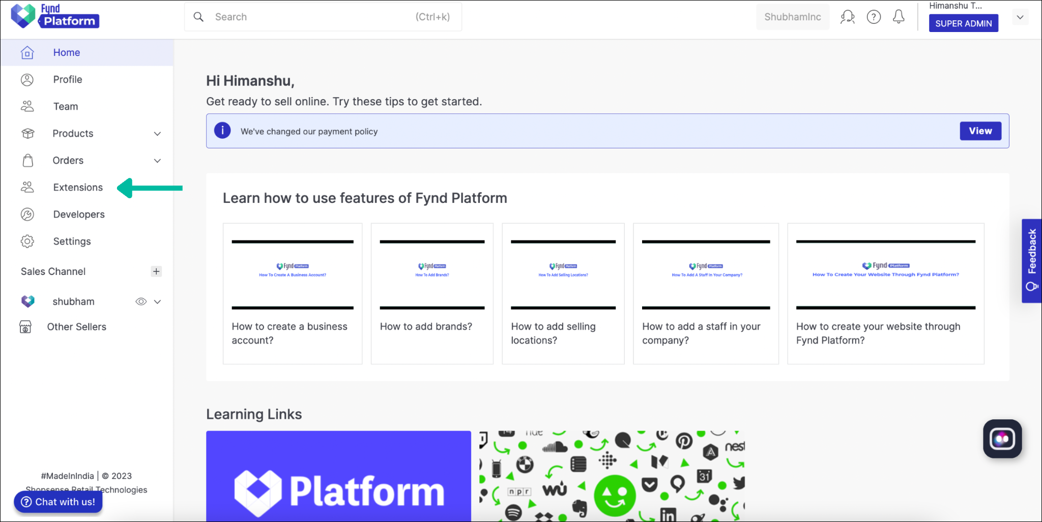 Using Instagram Feed Extension | Fynd Platform Help Center