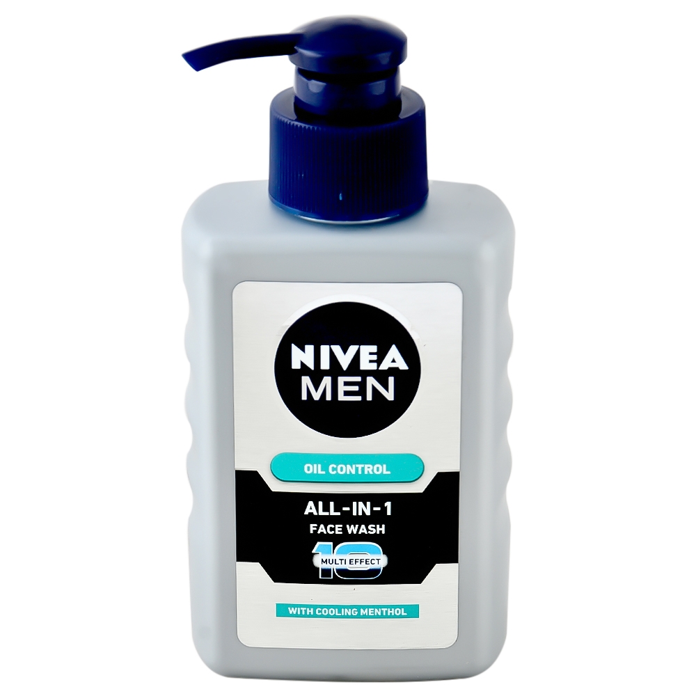 Nivea Men All In 1 10 Multi Effect Oil Control Face Wash With Cooling