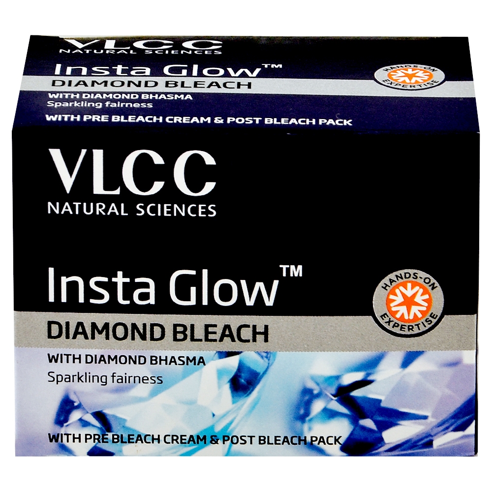 VLCC Insta Glow Diamond Sparkling Fairness Bleach 30 g VLCC Insta Glow Diamond Sparkling Fairness Bleach 30 g