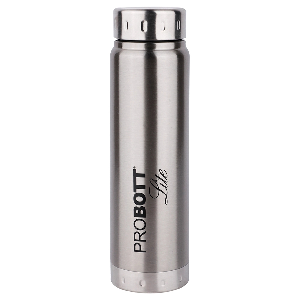 Probott Lite Freeze Silver Single Walled Stainless Steel Water Bottle 1 ...