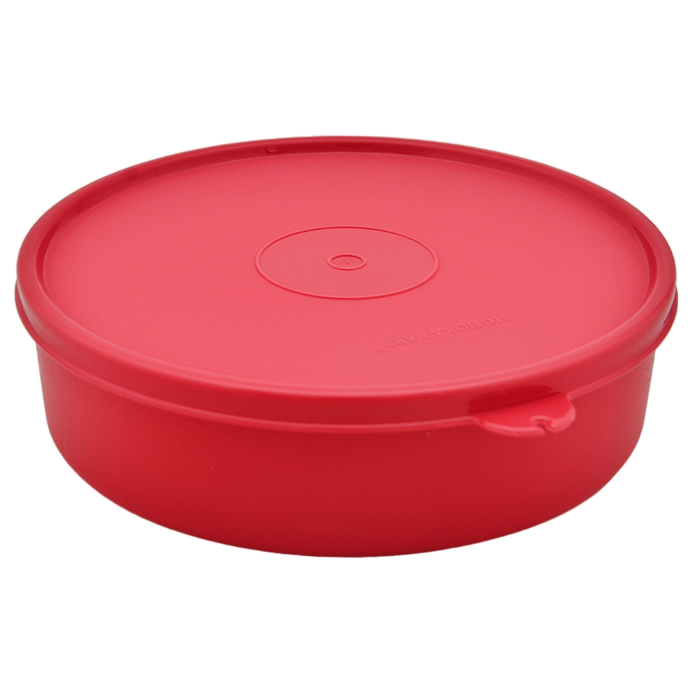 Signoraware Classic Watermelon Red Round Plastic Container