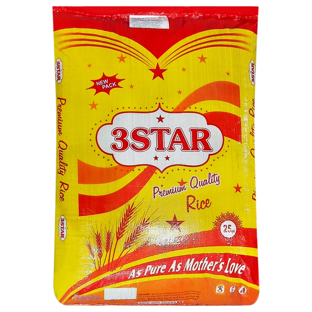 Three Star RNR Rice 25 kg