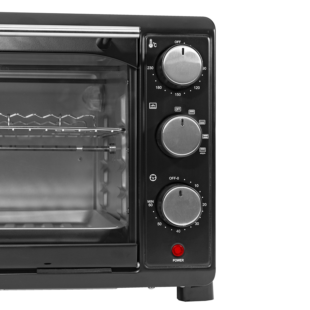 Kelvinator 30L Oven Toaster Griller (OTG), Black, KOTGR00230