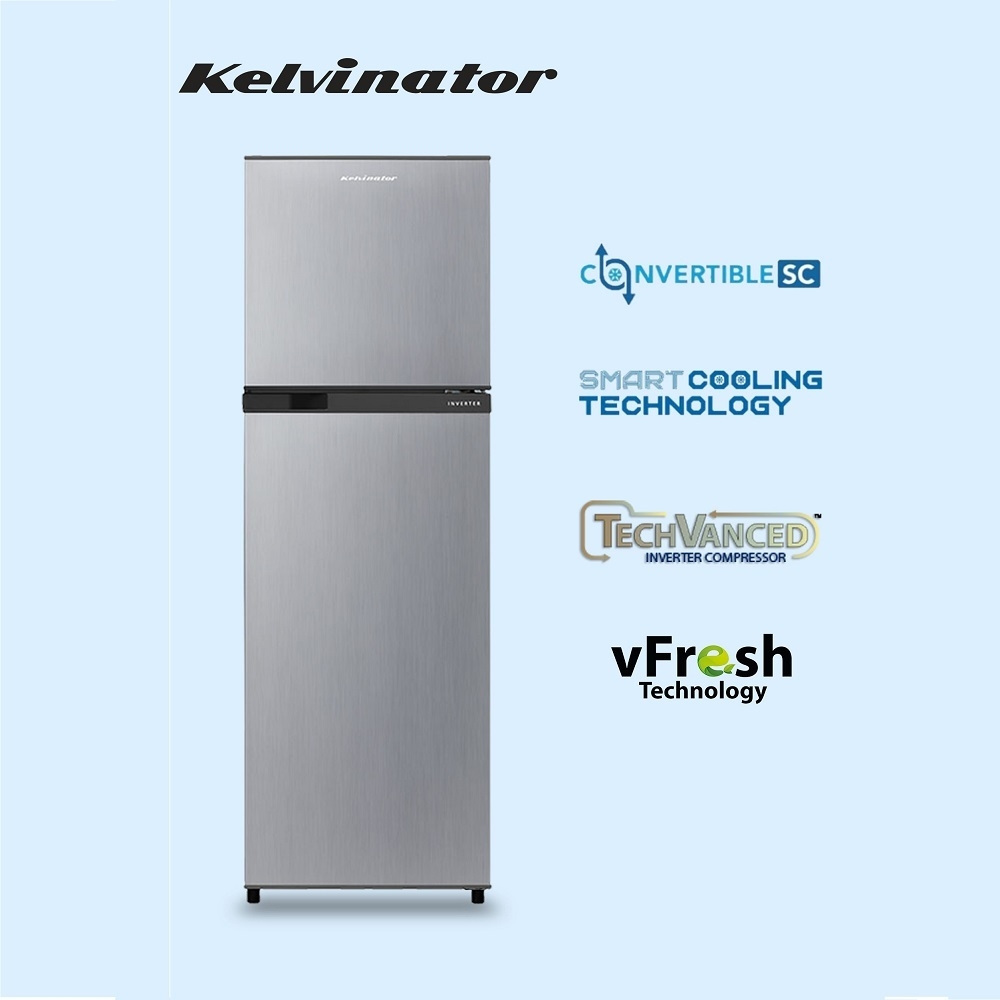 Kelvinator 335 Litre 2 Star Double Door Convertible Refrigerator ...